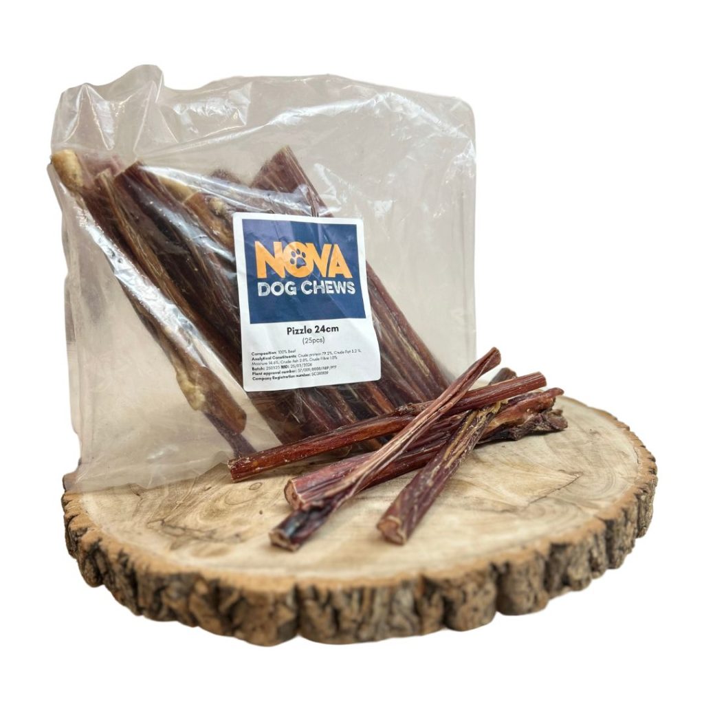 Bull Pizzles 24cm (25 pack) BRITISH MADE - Nova Dog Chews