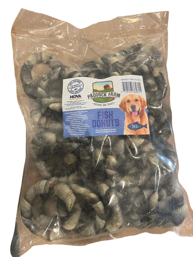 Fish Skin Donuts 1kg - Nova Dog Chews