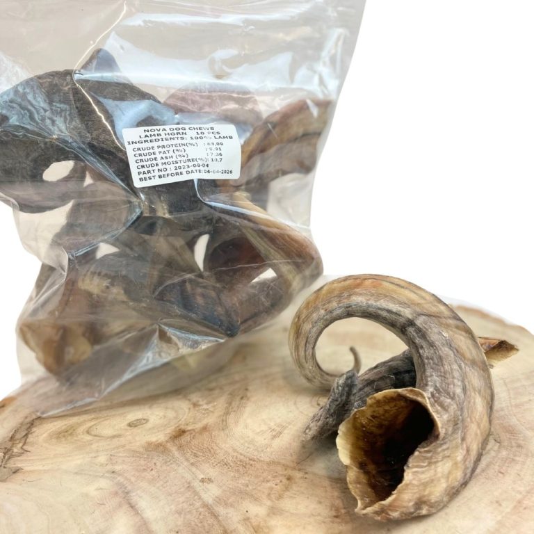 Lamb Horn (10 Pack) (Mixed Sizes) – Nova Dog Chews
