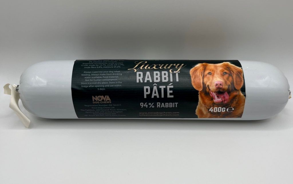 Luxury Rabbit Pate 400g – Nova Dog Chews