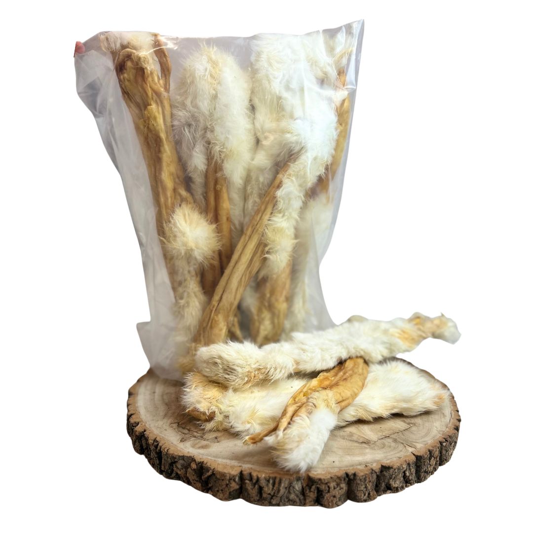 XL Hairy Rabbit Skin 1kg (approx 40cm) - Nova Dog Chews