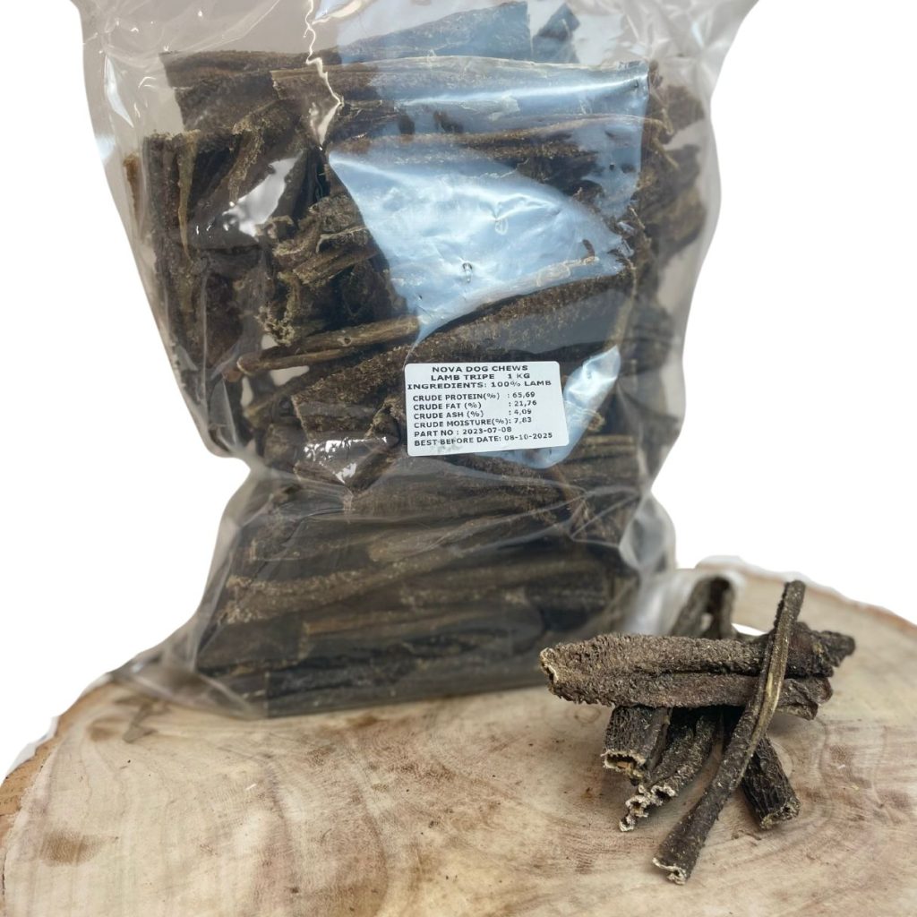 Lamb Tripe 1kg - Nova Dog Chews