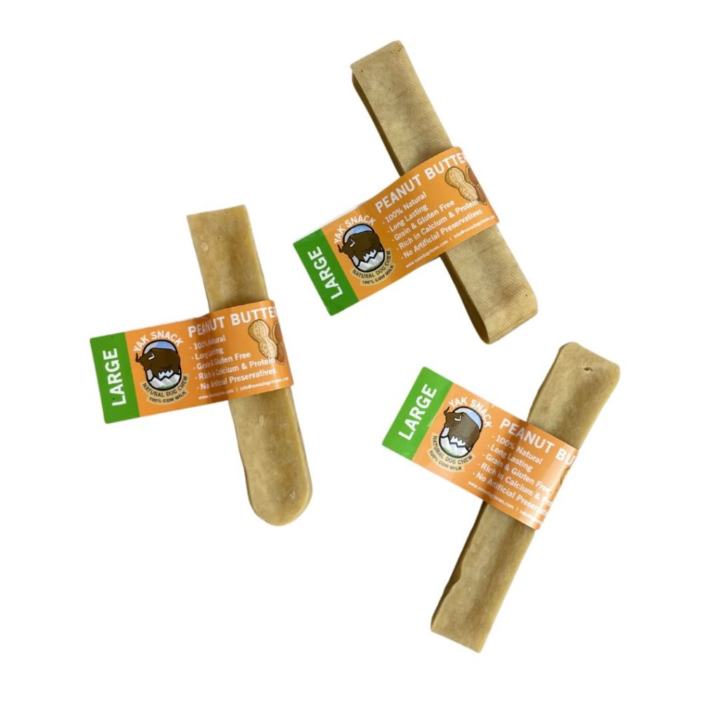 Yak Snack Peanut Butter Large - Nova Dog Chews